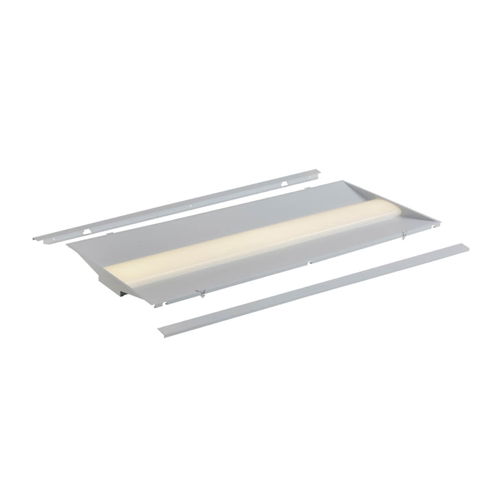 LED Troffer retrofit kits upgrading fluorescent lighting fixture 2x2 2