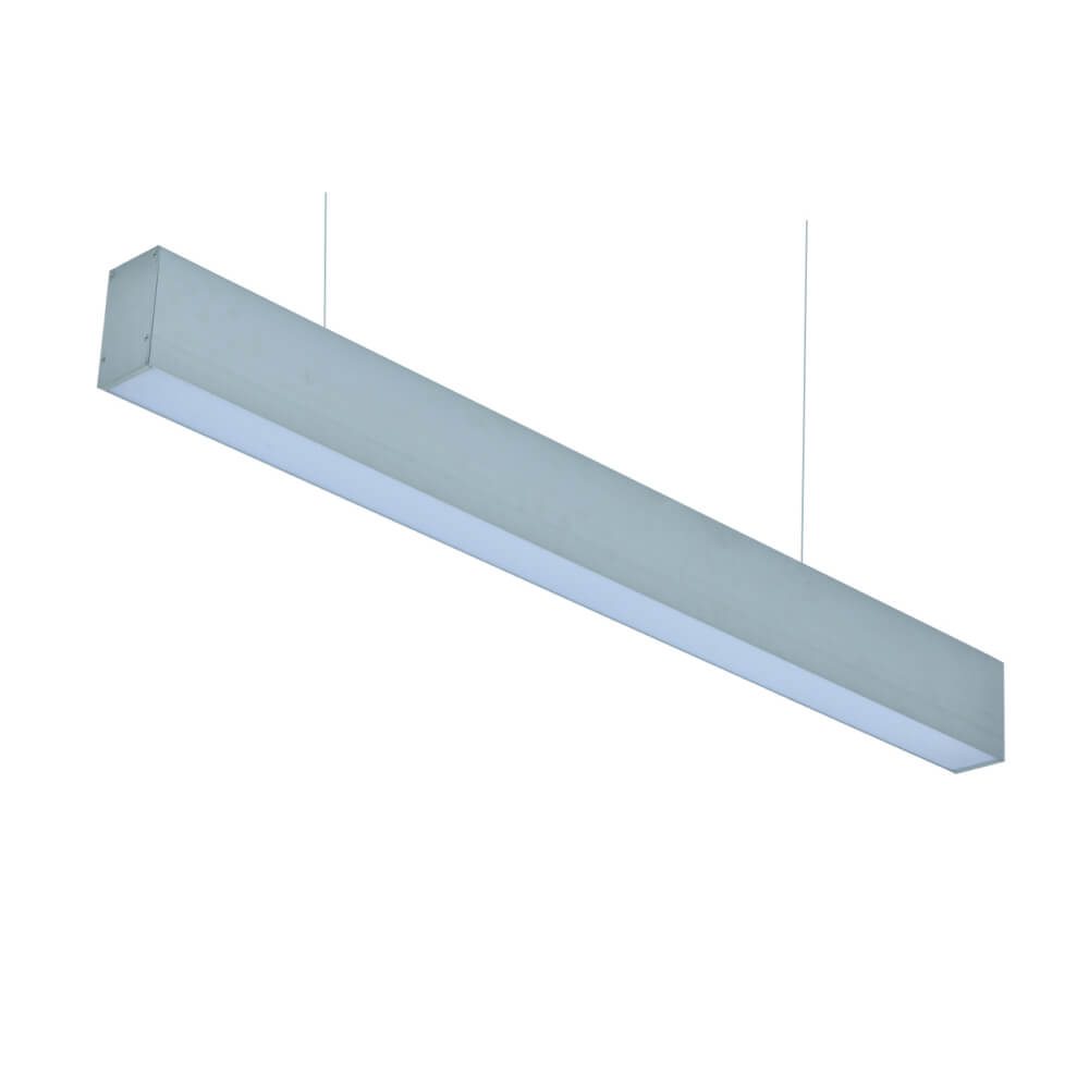LED linear architectural pendant light linkable 2ft 4ft 8ft 120-277V 0